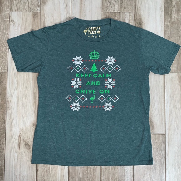Chive Tees | Tops | Keep Calm And Chive On Tee | Poshmark